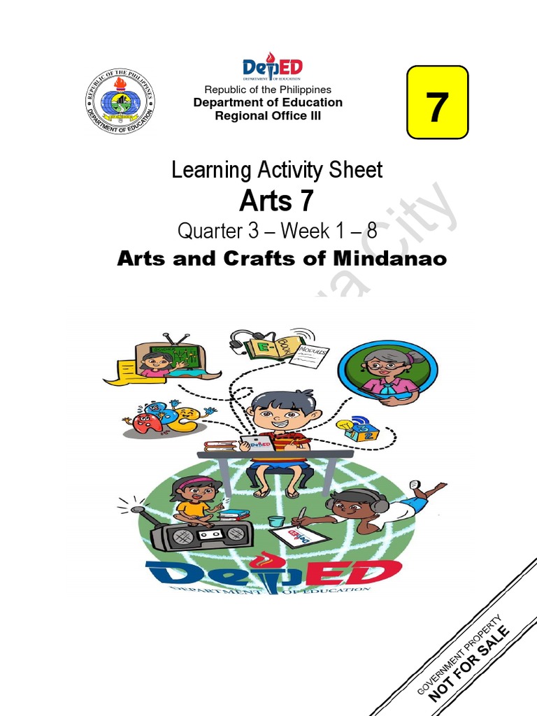 3RD Quarter Grade 7 Arts Learning Activity Sheets Week 1 8 Final | PDF ...