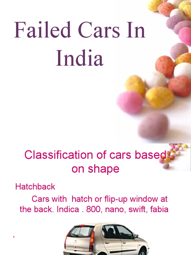 Failed Cars in India | PDF | Car Body Styles | Wheeled Vehicles