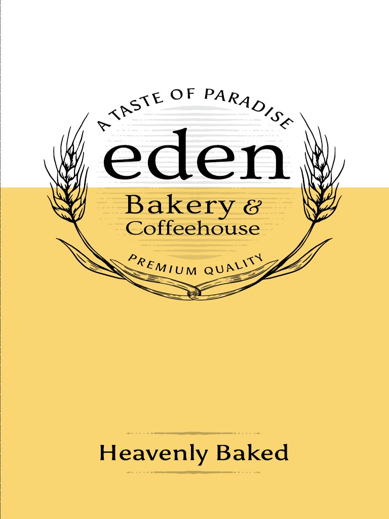 Eden Bakery Menu No Photos 125x210 | PDF | Foods | Cuisine