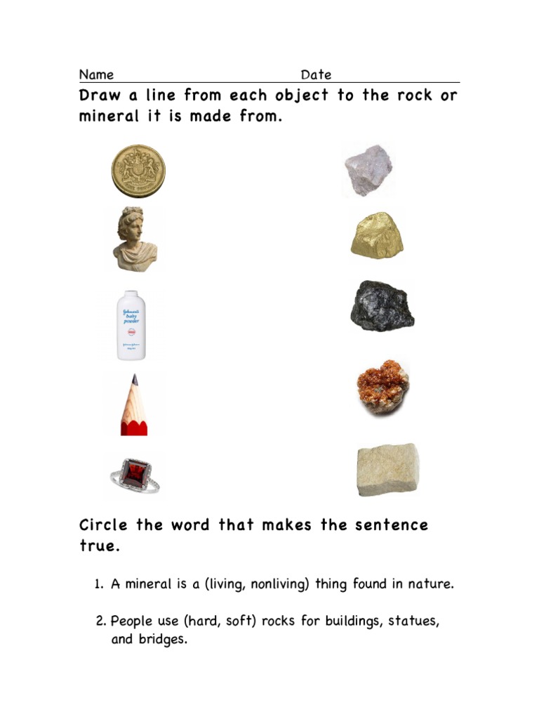 Science Rocks and Minerals | PDF