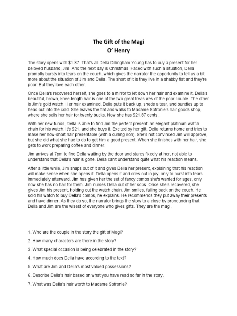 The Gift of The Magi | PDF