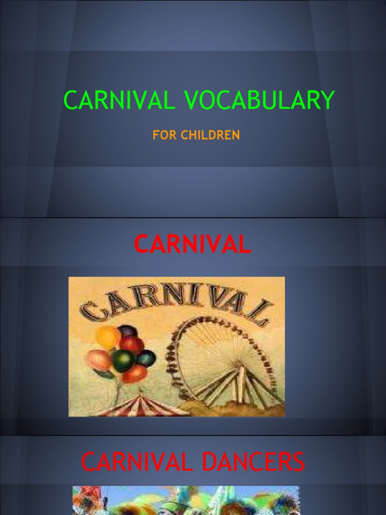 Carnival Vocabulary | PDF | Art