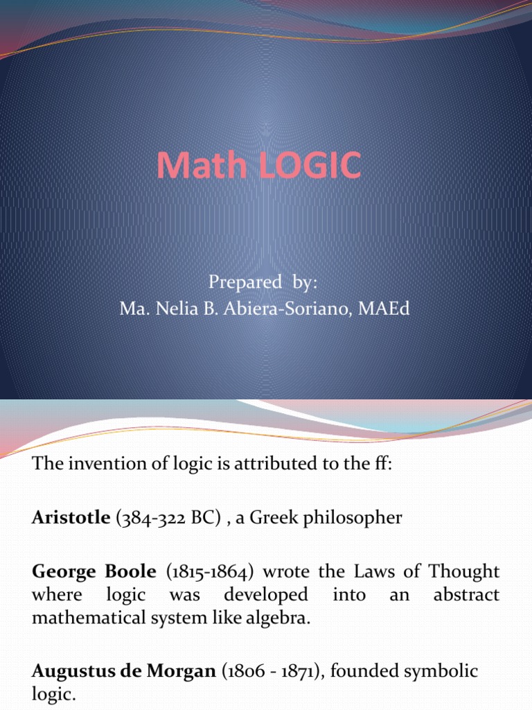 MMW Module 2 Math Logic | PDF | Logic | If And Only If