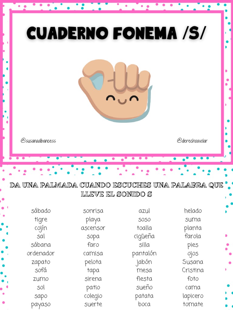 Rimas y vocabulario con S | PDF | Cocina | Alimentos