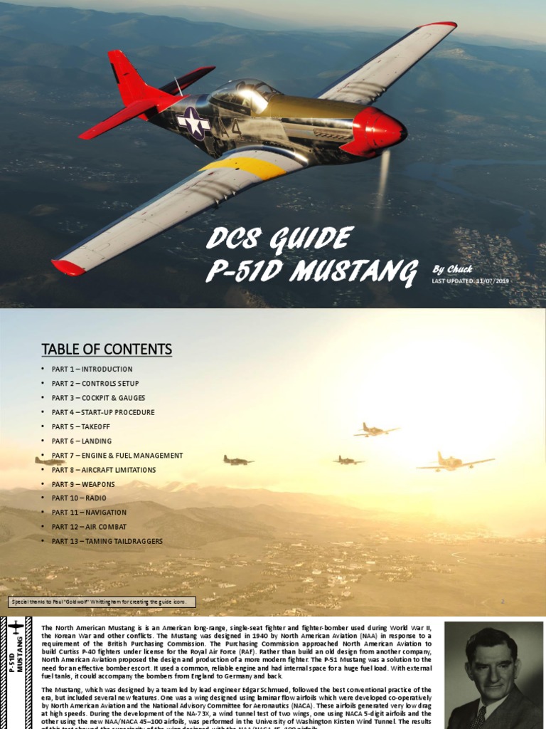 DCS P-51D Guide | PDF | North American P 51 Mustang | Carburetor