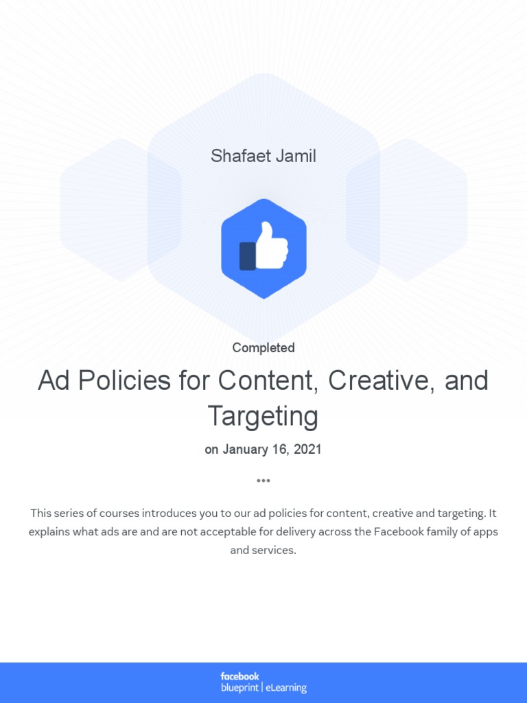 Ad Policies For Content, Creative, and Targeting - Learn New Skills To ...