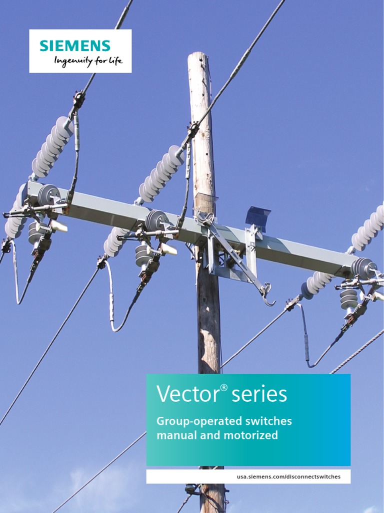 Vector Series: Group-Operated Switches Manual and Motorized | PDF