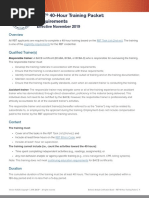 RBT Module Training | PDF | Classical Conditioning | Reinforcement