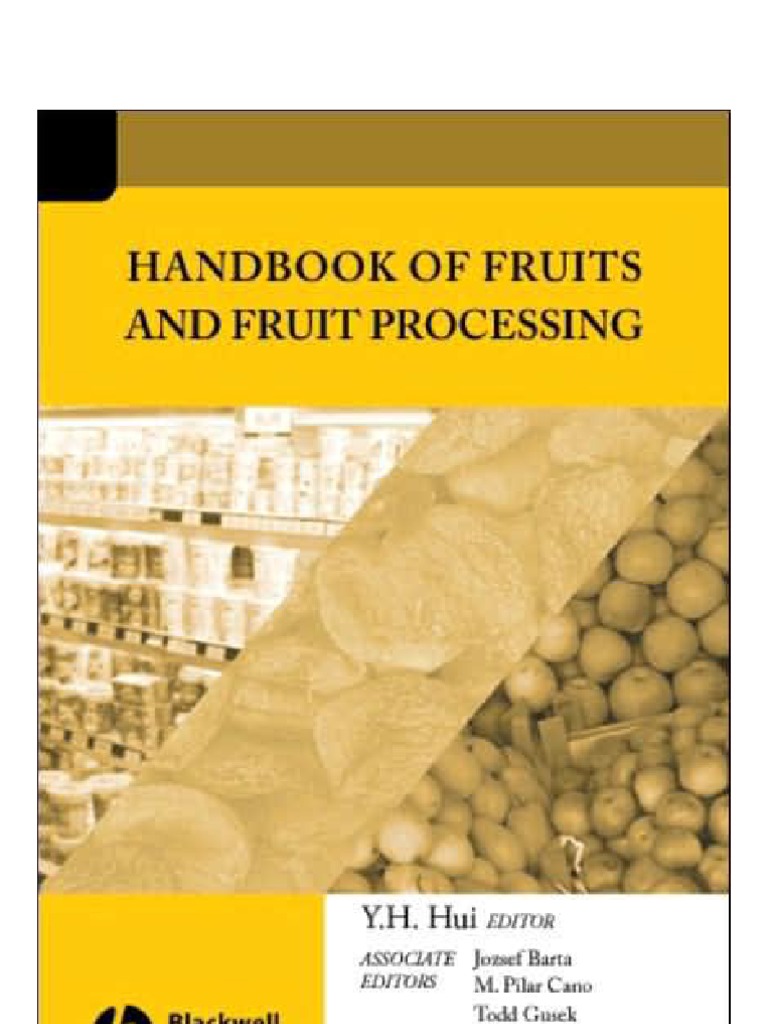 Fruit Technology Book | PDF | Microorganism | Ph