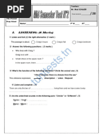 A2 English Placement Test | PDF