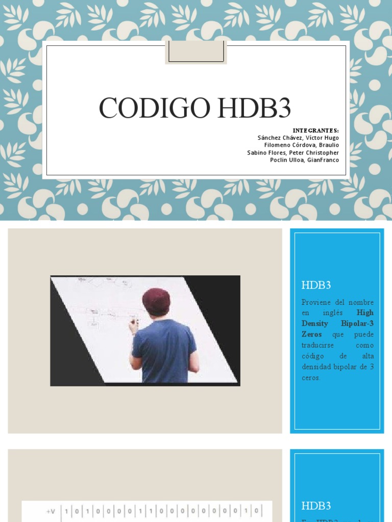 Codigo HDB3 | PDF