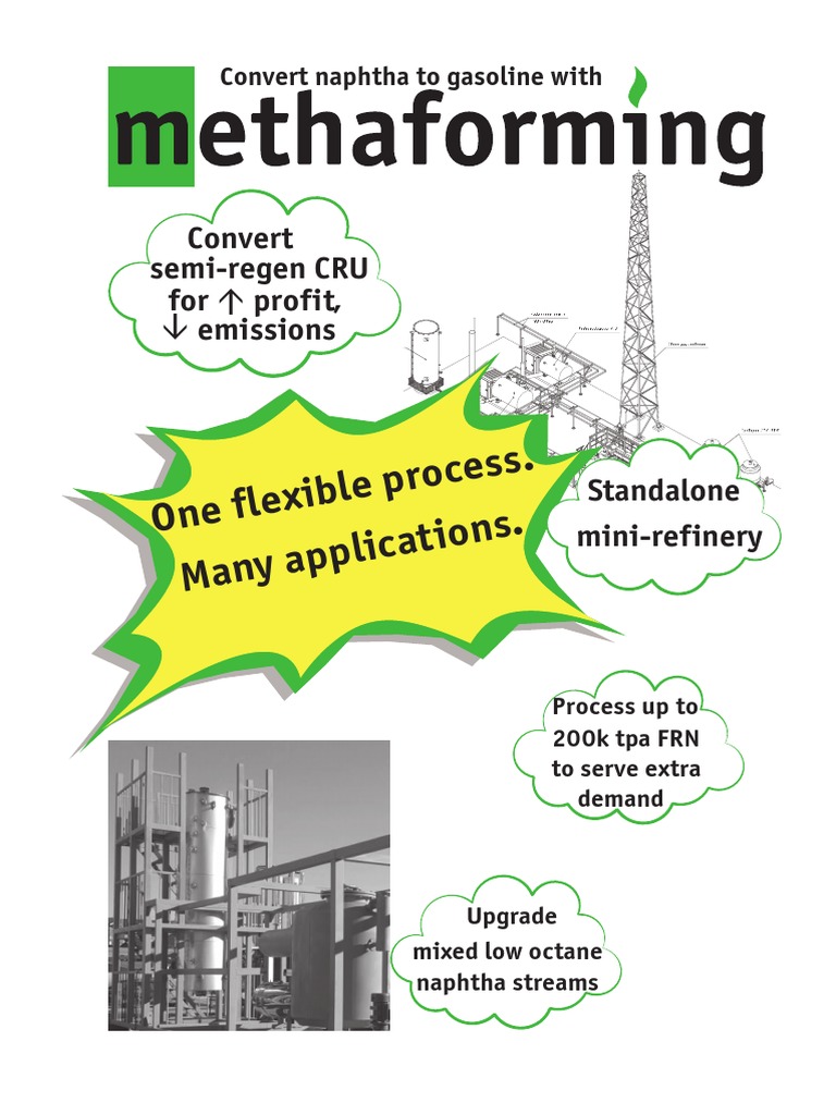 Methaforming Process Description en A4 | PDF | Gasoline | Ethanol