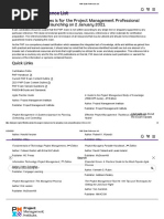 PMP Examination Content Outline - 1 | PDF