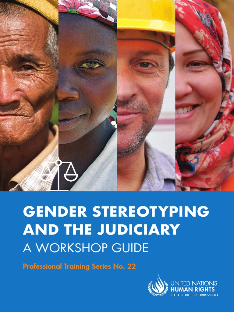 Gender Stereotyping And The Judiciary A Workshop Guide Pdf Sexism