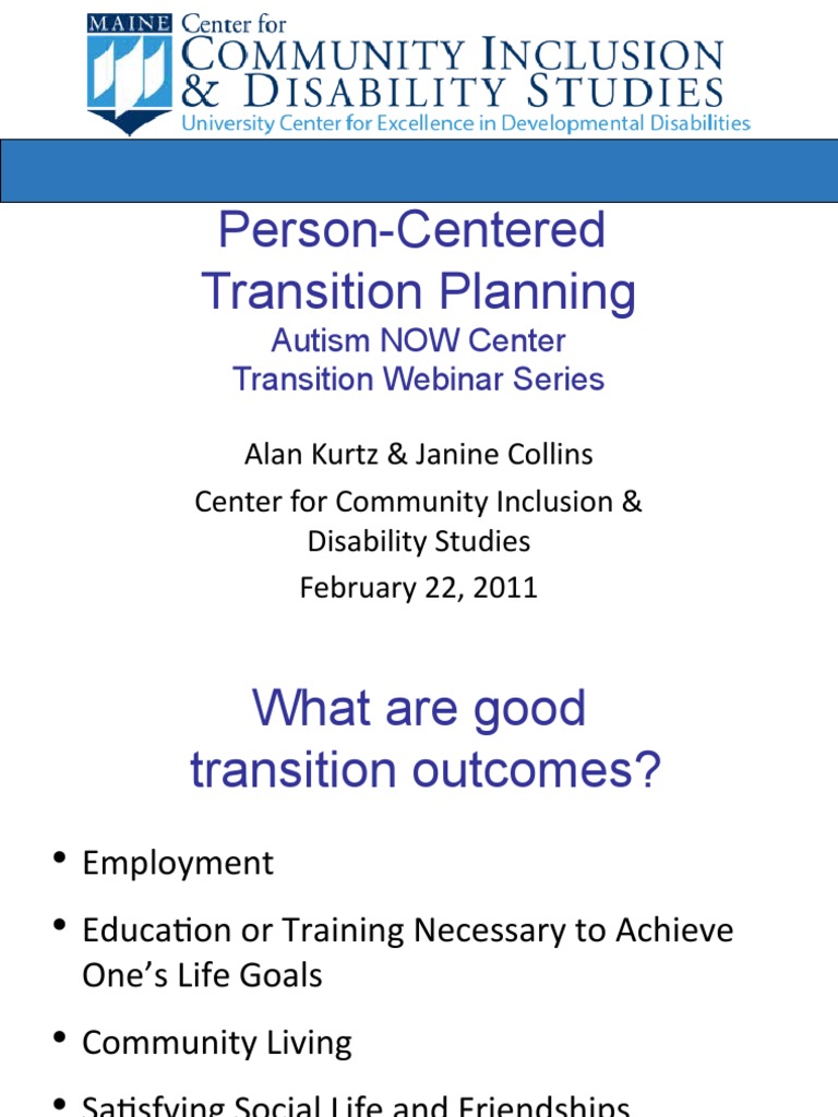 Effective Transition Planning for Autism | PDF | Nature | Inclusion ...