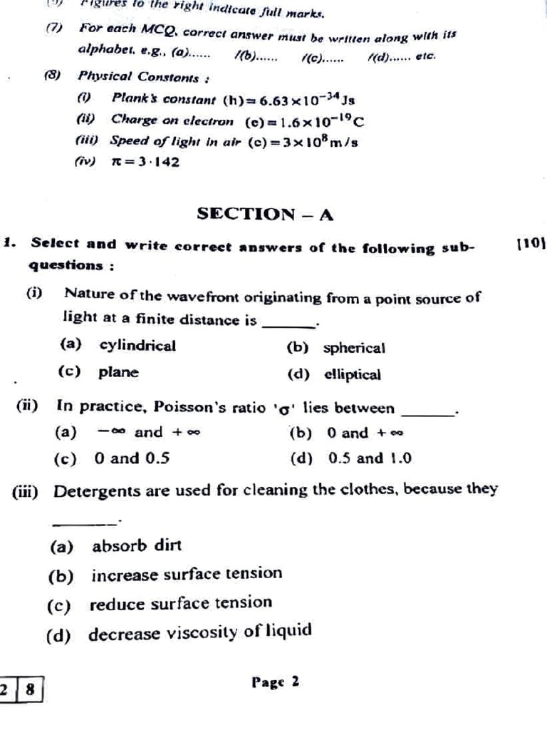Physics HSC Board PYQ | PDF | Waves | Electron