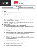 Post Operative Observations Guidelines | PDF | Pain Management | Surgery