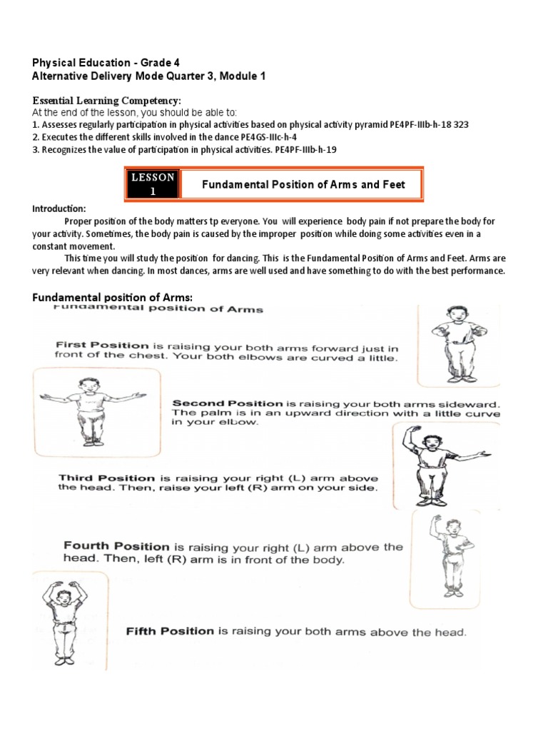 Grade 4 PE | PDF | Dances | Folk Music
