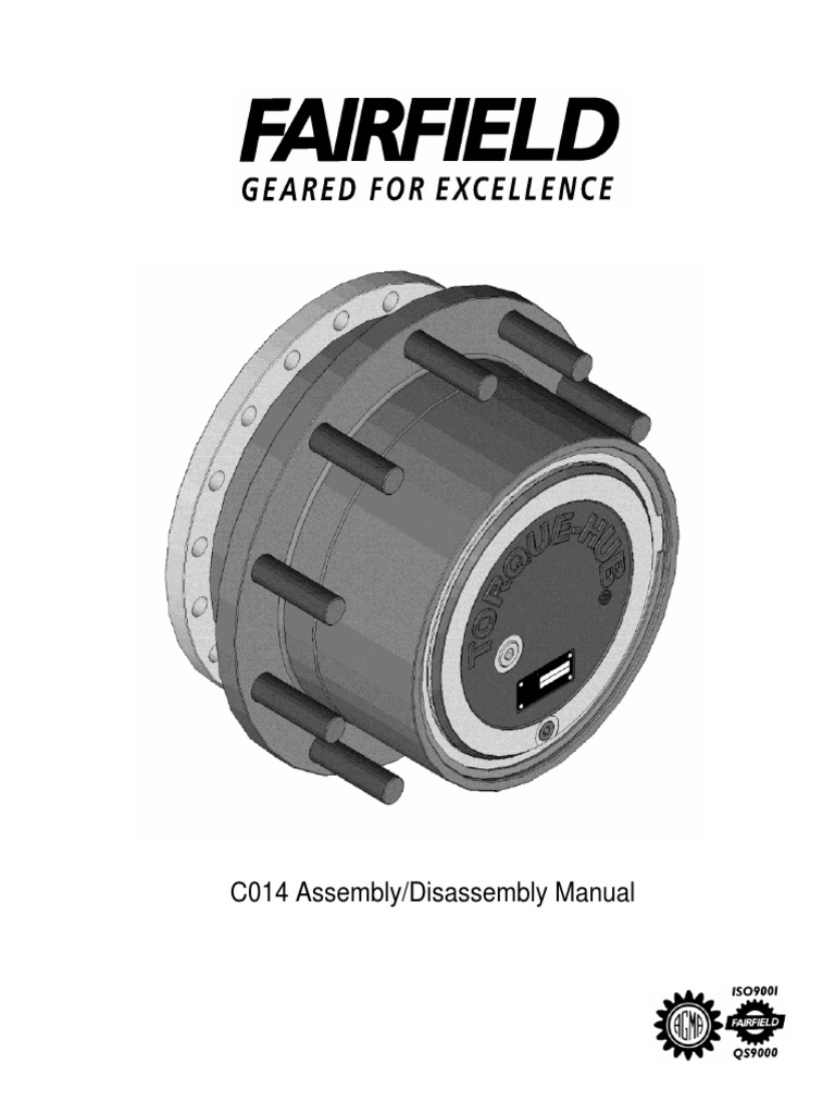 C014 Assembly-Disassembly Manual | PDF | Screw | Leak