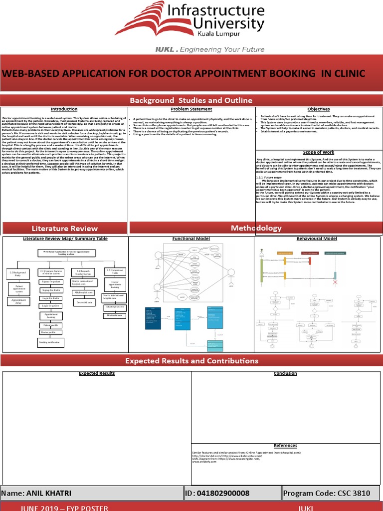 FYP Poster Template Anil | PDF | Patient | Hospital