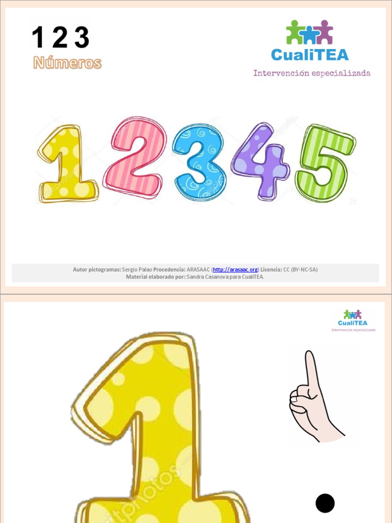 Aprendo Los Numeros Del 1 Al 5 | PDF