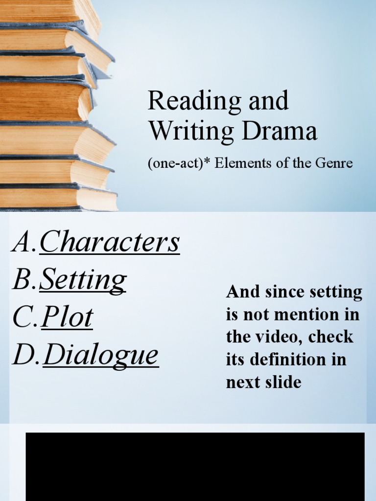 Understanding One-Act Drama Elements | PDF | Writers | Theatre