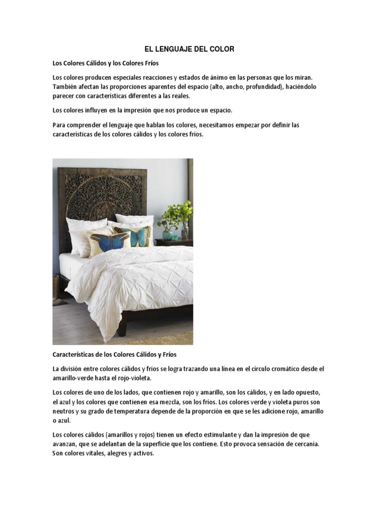 El Lenguaje Del Color | PDF | Color | Rojo