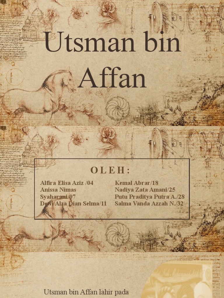 Utsman Bin Affan | PDF | Sejarah | Klasik