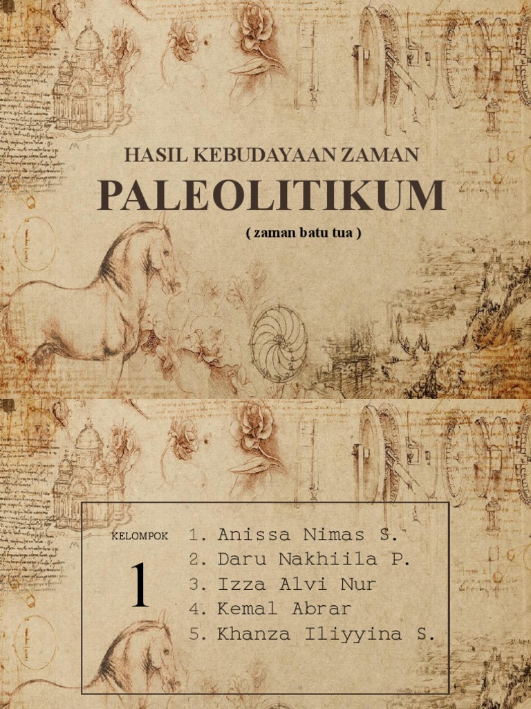 Hasil Kebudayaan Zaman Paleolitikum | PDF