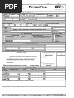 Main Bir Form 0605 Payment Form Philippines | PDF | Taxes | Payments