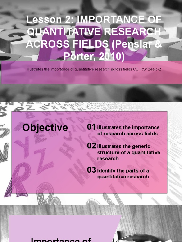 Lesson 2 PR2 | PDF | Quantitative Research | Thesis