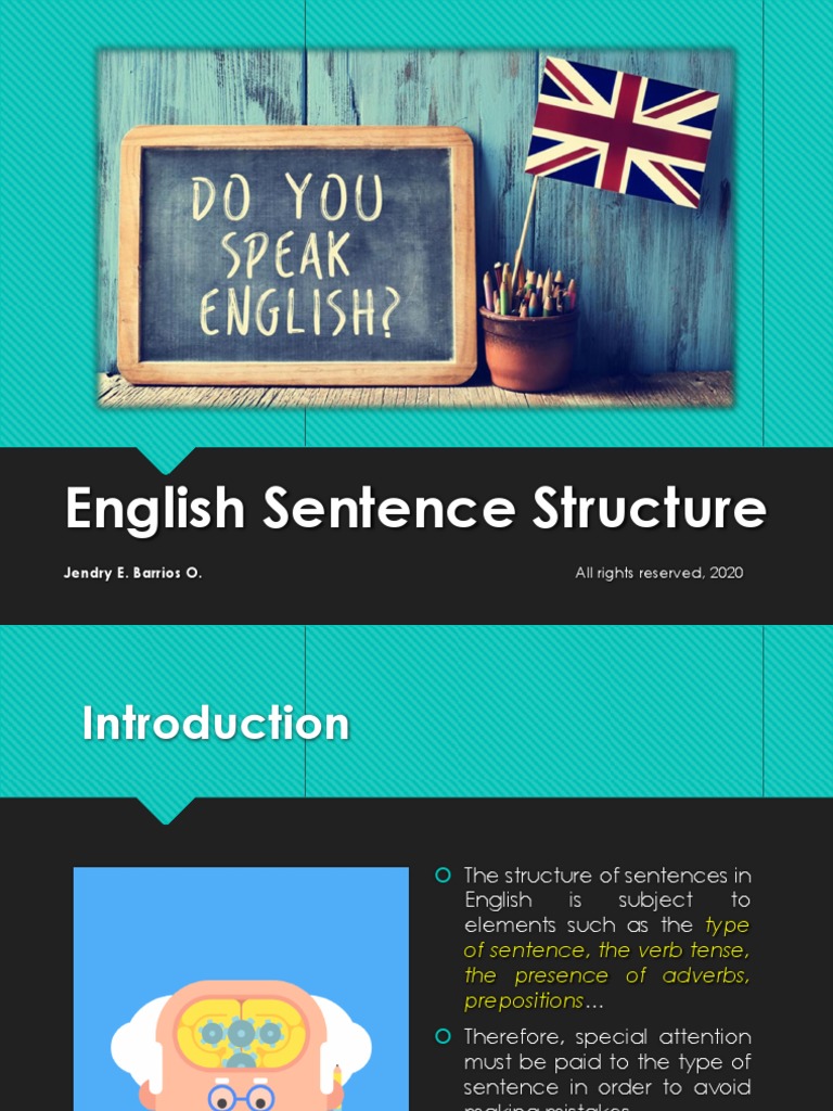Module II. English Sentence Structure | PDF | Sentence (Linguistics ...