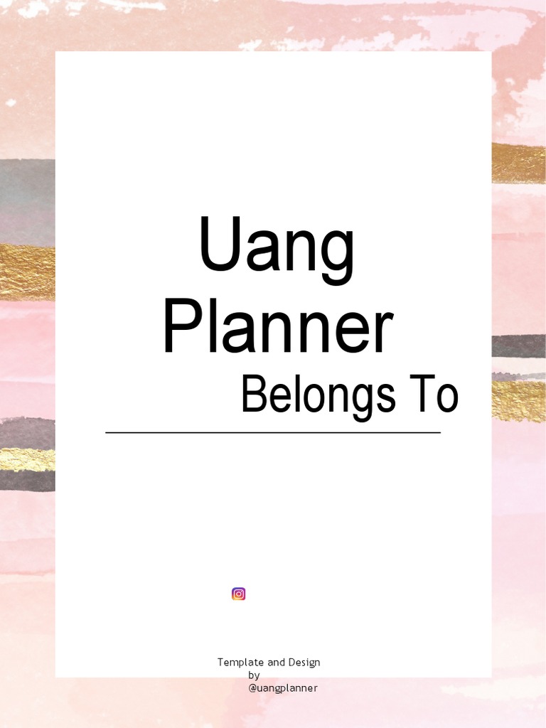 Uang Planner A4 PDF | PDF