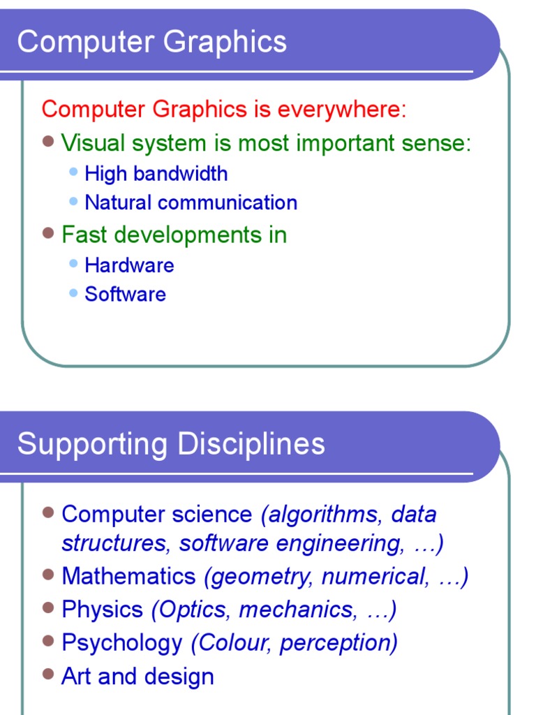 Computer Graphics Is Everywhere | PDF | Computer Graphics | 2 D Computer Graphics