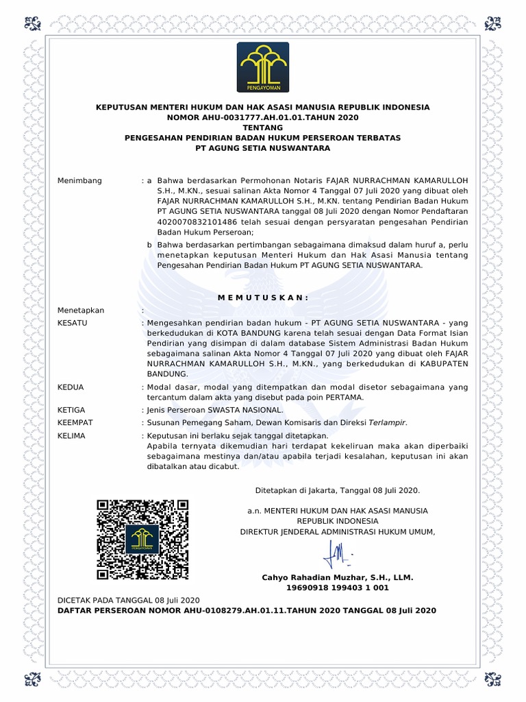 Contoh Sk 4020070832101486 Pdf