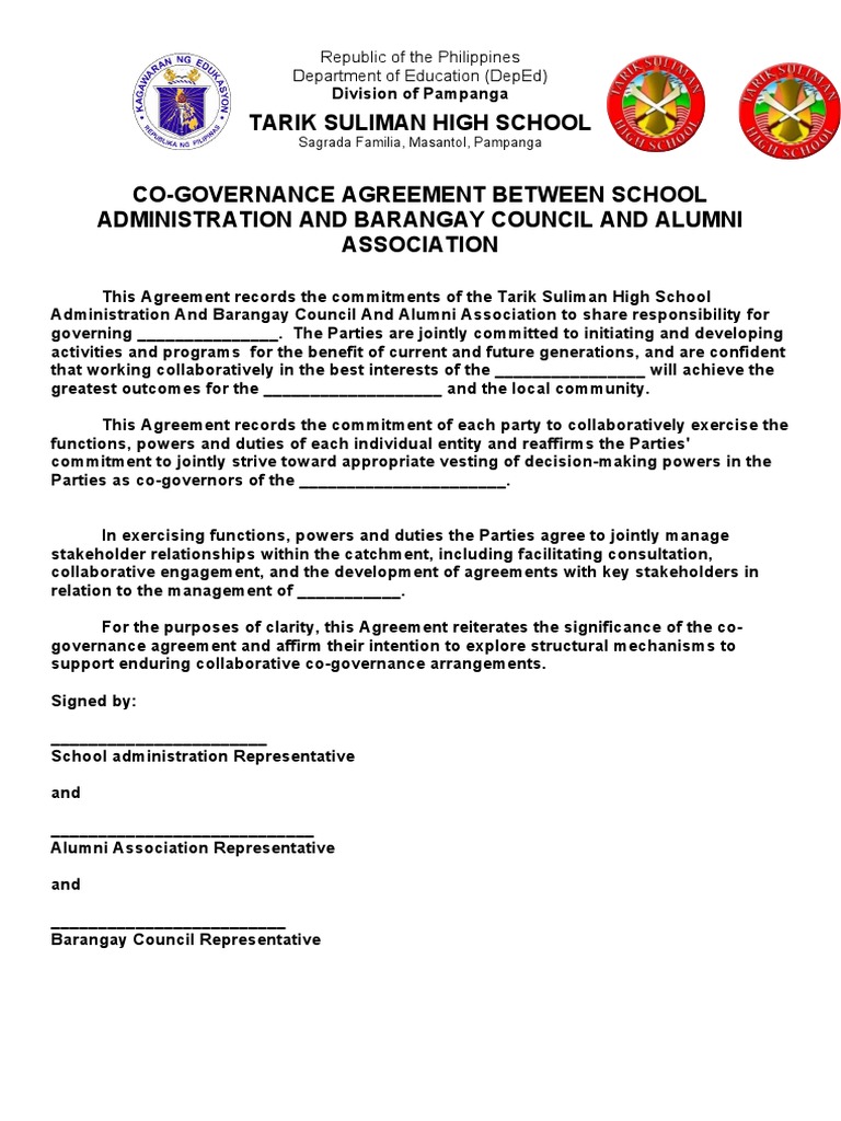 Tarik Suliman High School: Republic of The Philippines Department of ...