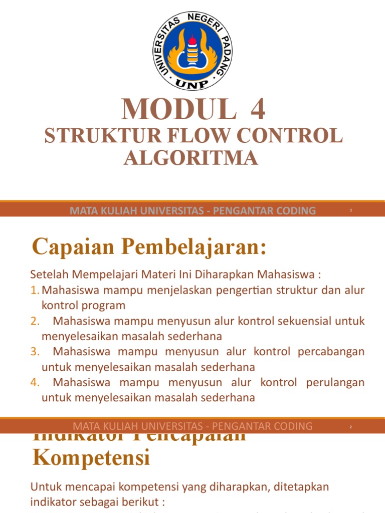 Struktur Flow Control Algoritma (I) | PDF
