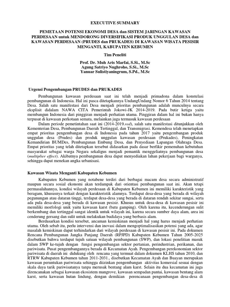 Produk Unggulan Desa | PDF