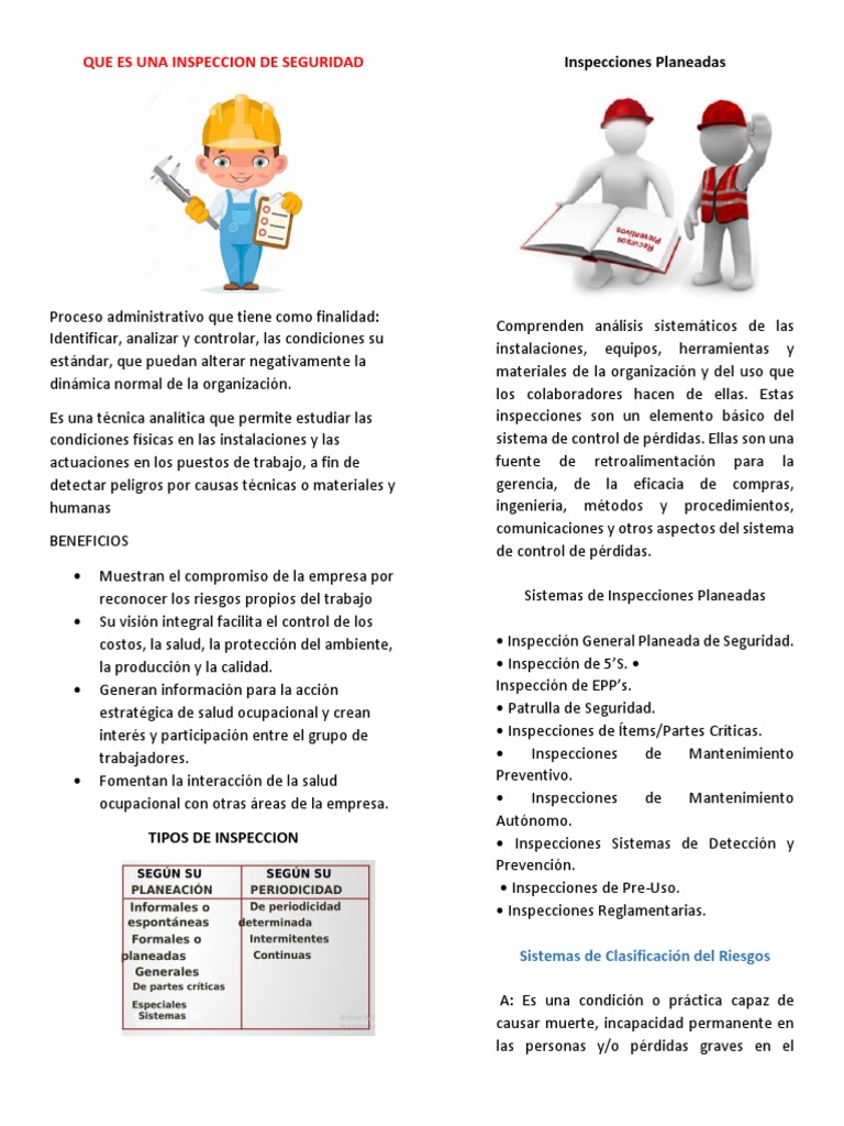 Inspeccion de Seguridad | PDF | Seguridad y salud ocupacional | Business