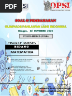 Soal Olimpiade Matematika SMP | PDF | Metode & Bahan Ajar