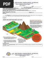 Lesson Plan in DRRR - Earthquake | PDF | Fault (Geology) | Landslide