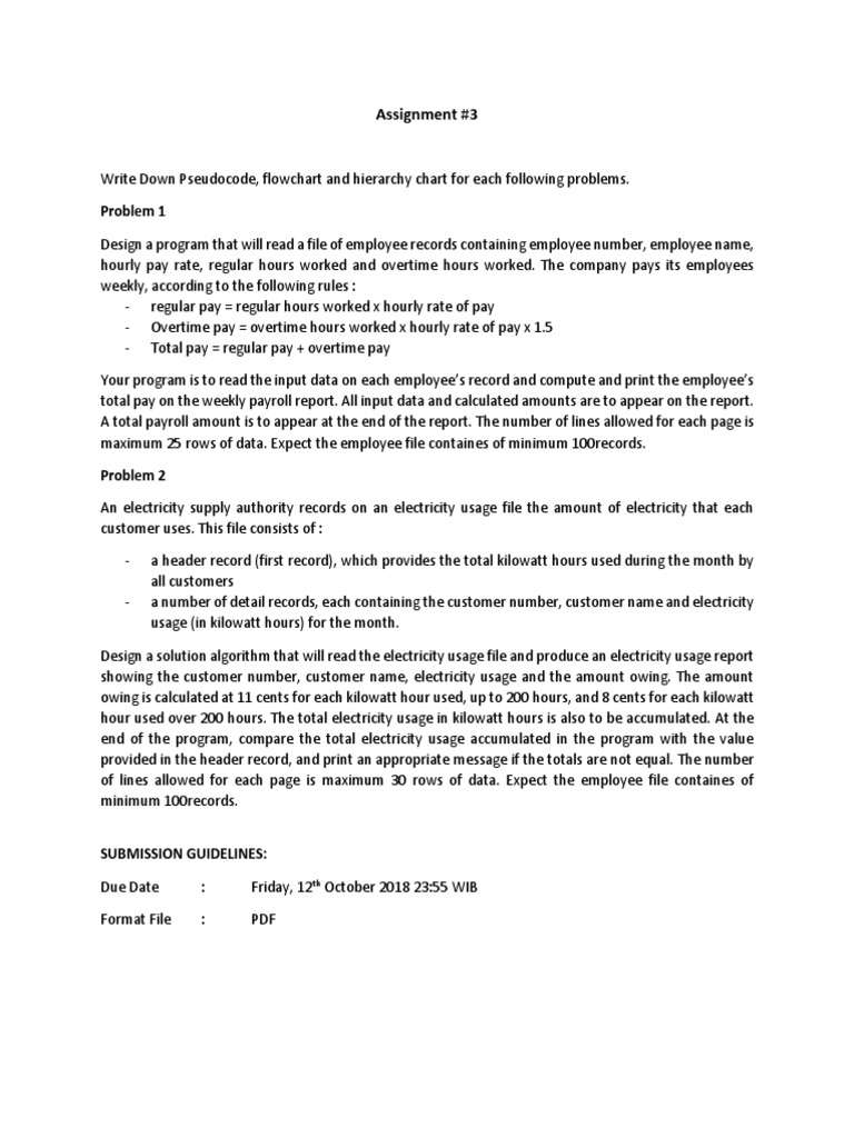 Problem 1 Assignment 3 Pdf