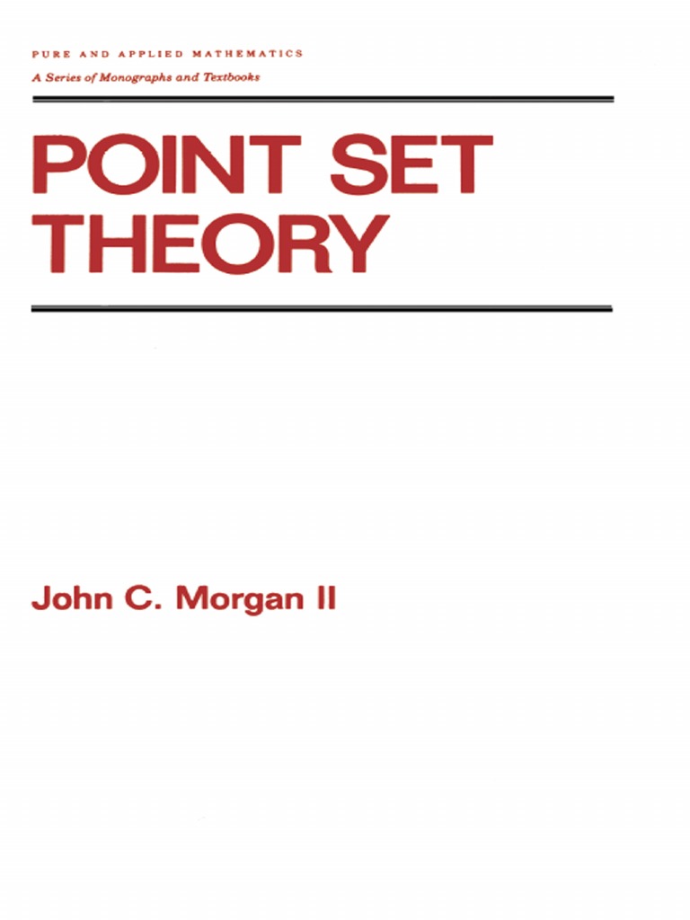 Point Set Theory | PDF | Measure (Mathematics) | Set (Mathematics)