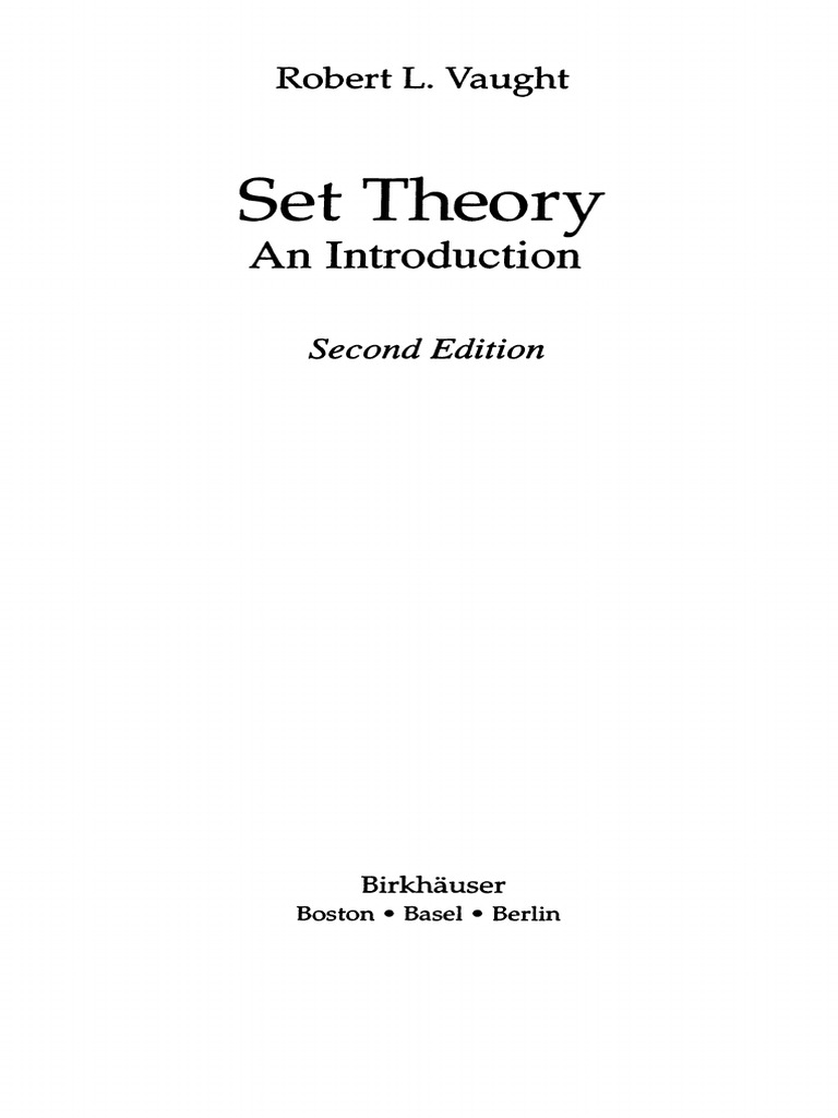 Set Theory | PDF