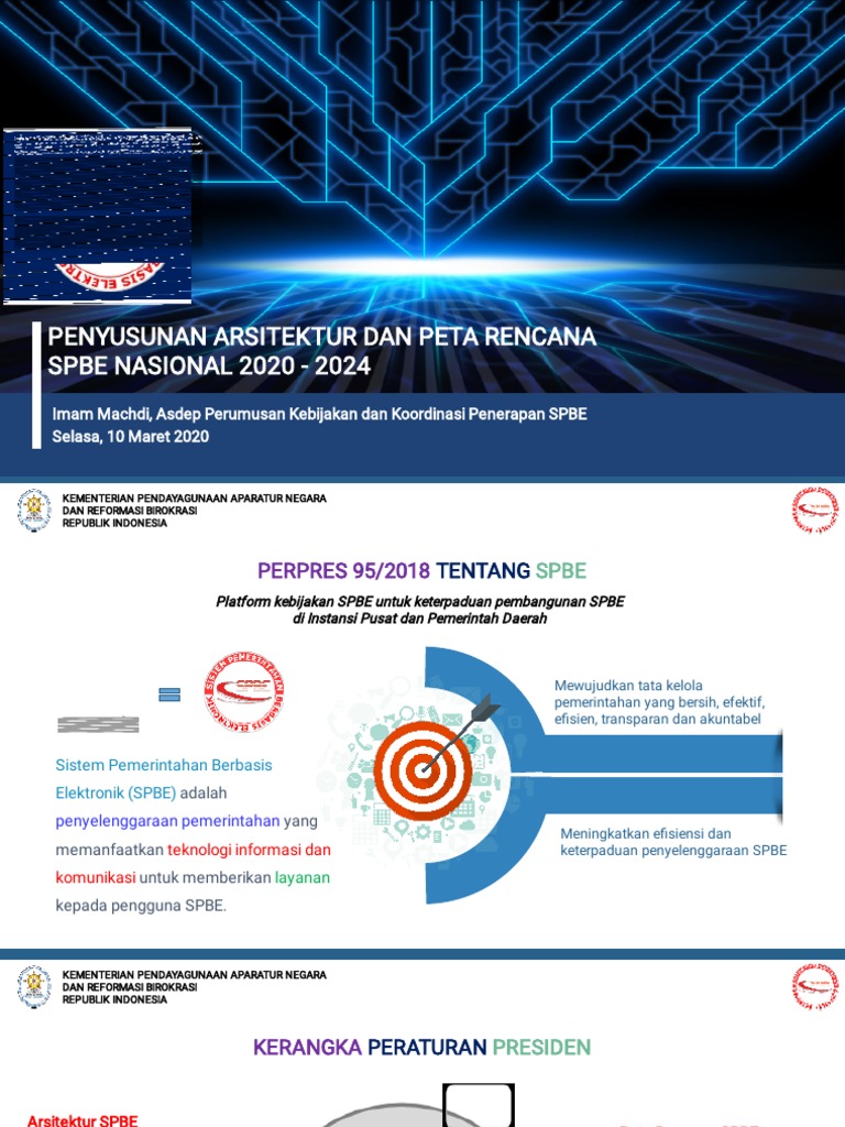Slide Arsitektur Spbe | PDF