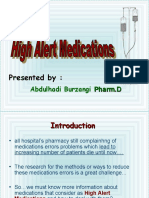 ISMP High Alert Medication List | PDF | Pharmaceutical Drug | Injection ...