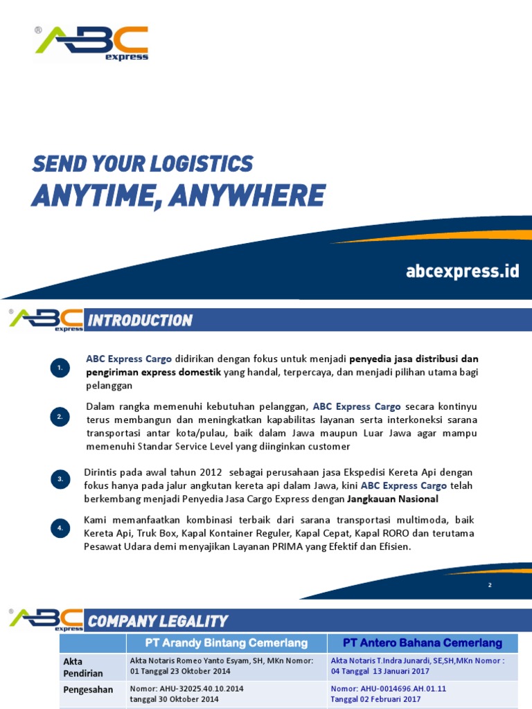 Company Profile ABC EXPRESS | PDF