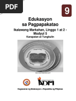 EsP 9 Quarter 2 PPT Modyul-6 | PDF
