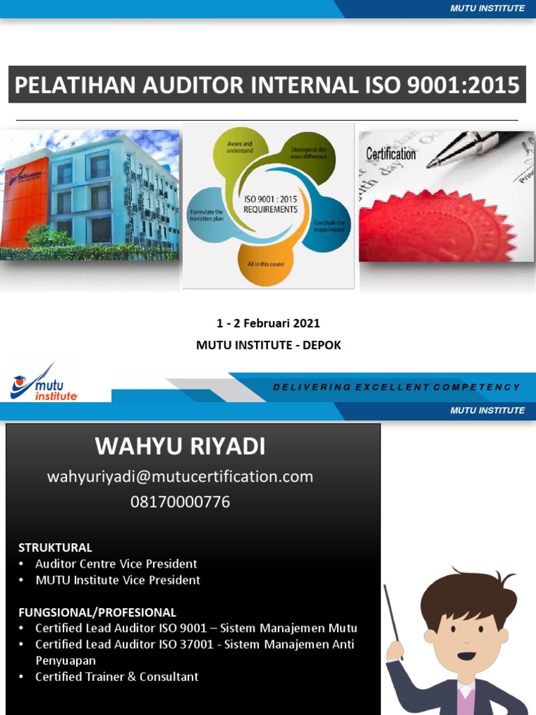 Modul Ai Iso 9001 2015 Januari 2021 Pdf