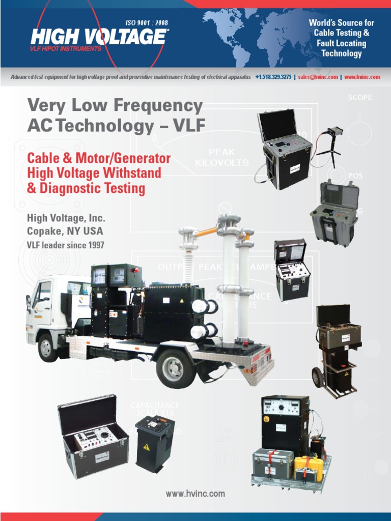 VLF 8p Brochure | PDF | Alternating Current | Electric Generator